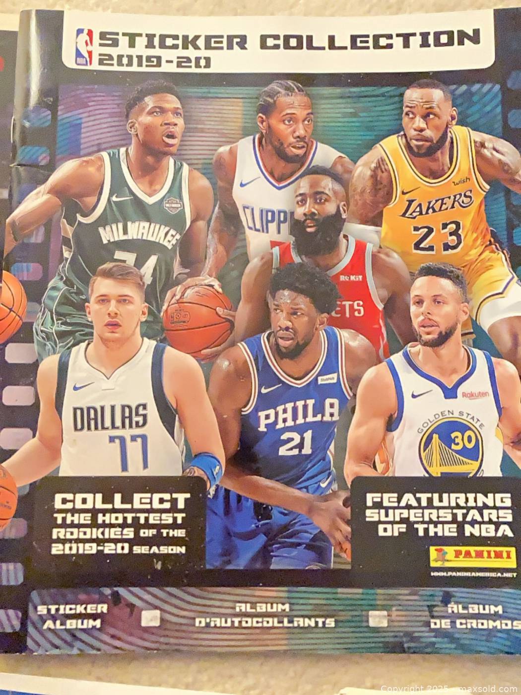 Panini NBA sticker album, Gary Payton poster, stickers, keychain | Maxsold