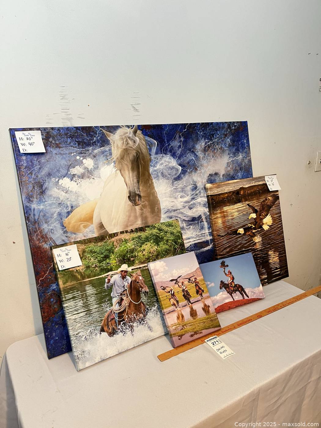 6 Gallery-Wrapped Canvas Prints | Maxsold