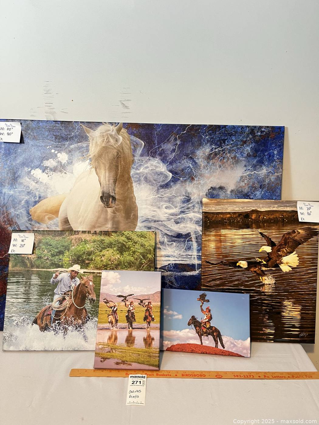 6 Gallery-Wrapped Canvas Prints | Maxsold