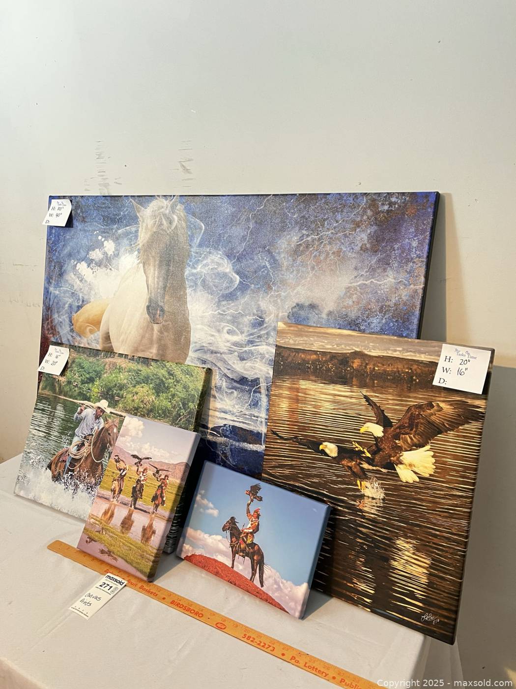 6 Gallery-Wrapped Canvas Prints | Maxsold