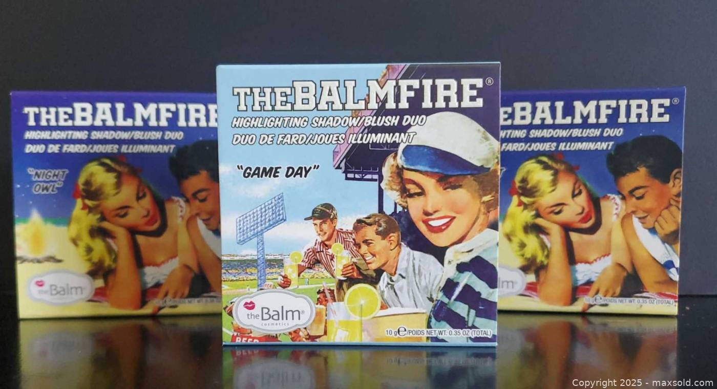 TheBalmFire Night Owl & Game Day Blush/Highlight Duos, 4 New | Maxsold