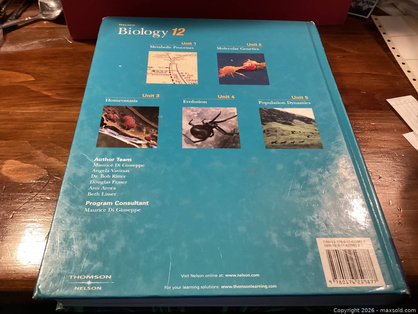 Biology 12 hardcover textbook | Maxsold