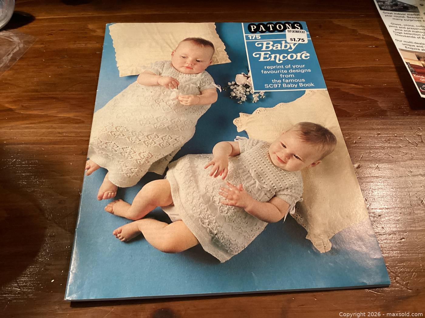 Patons No. 175 Baby Encore knitting pattern book | Maxsold