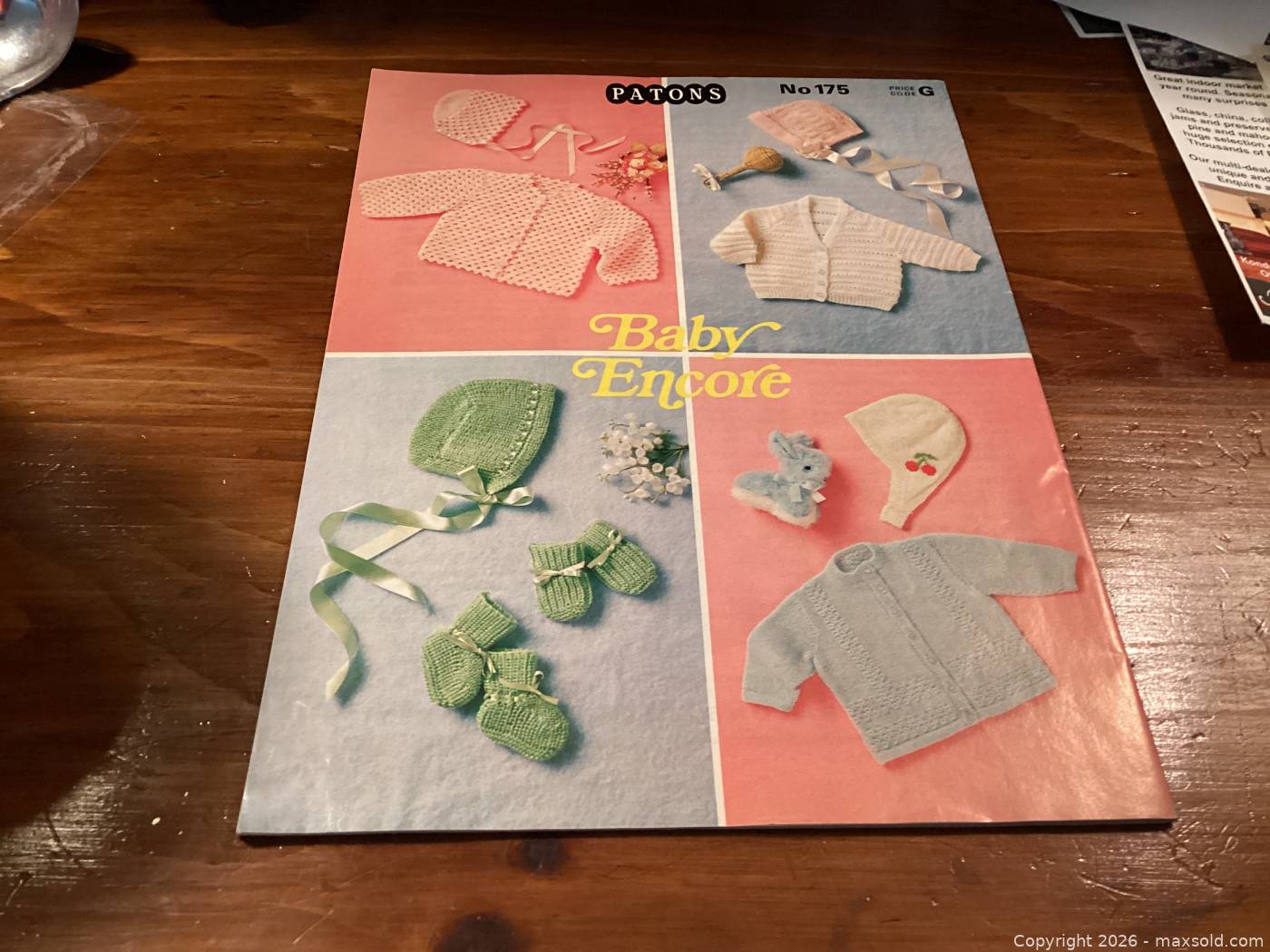 Patons No. 175 Baby Encore knitting pattern book | Maxsold