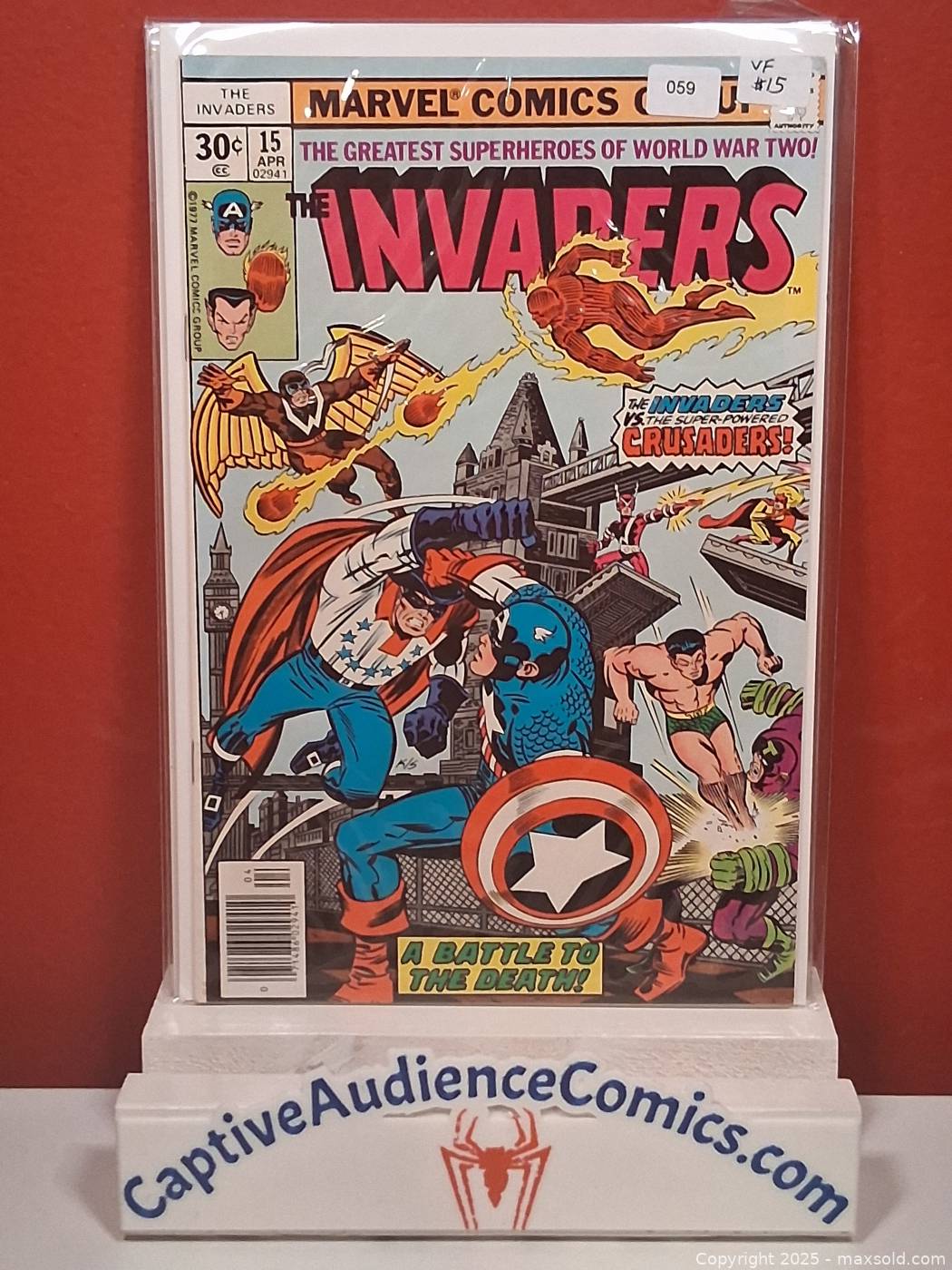 The Invaders #15 comic book | Maxsold
