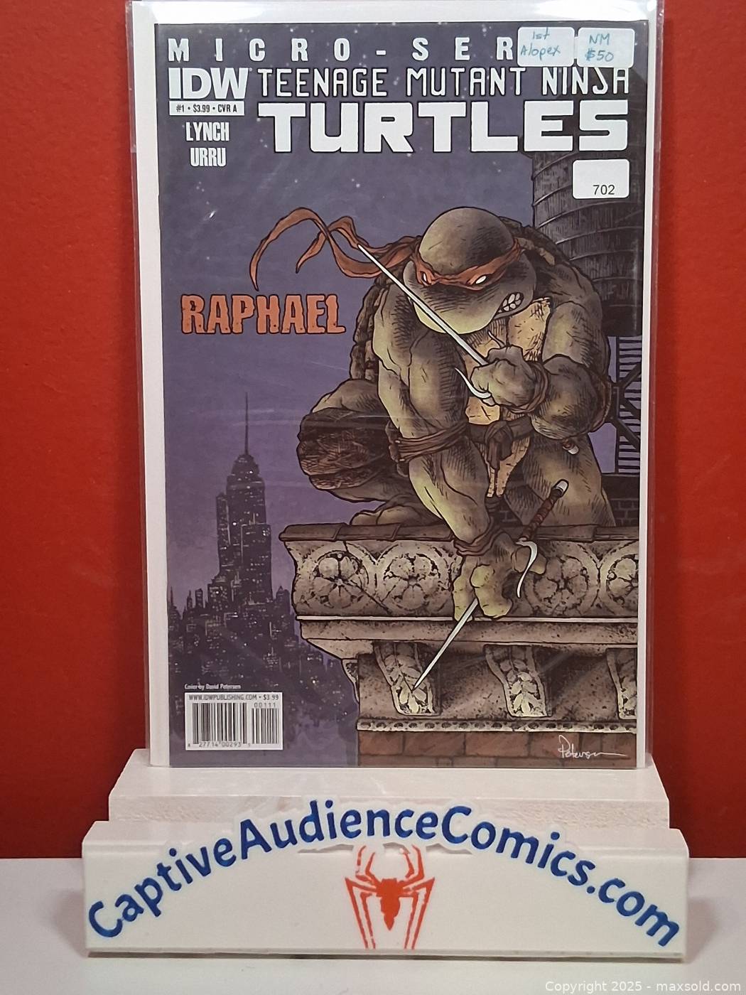 Teenage Mutant Ninja Turtles Micro-Series #1 Raphael comic | Maxsold