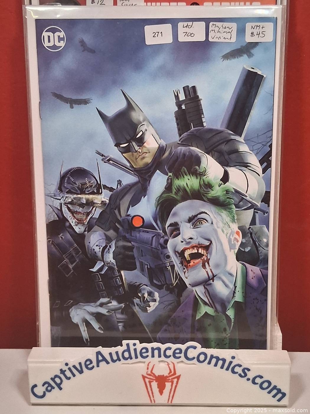 The Batman Who Laughs: The Grim Knight #1 Mike Mayhew Minimal Variant ...