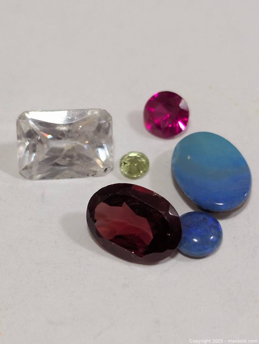 Loose genuine assorted gemstones approx 5ct | Maxsold
