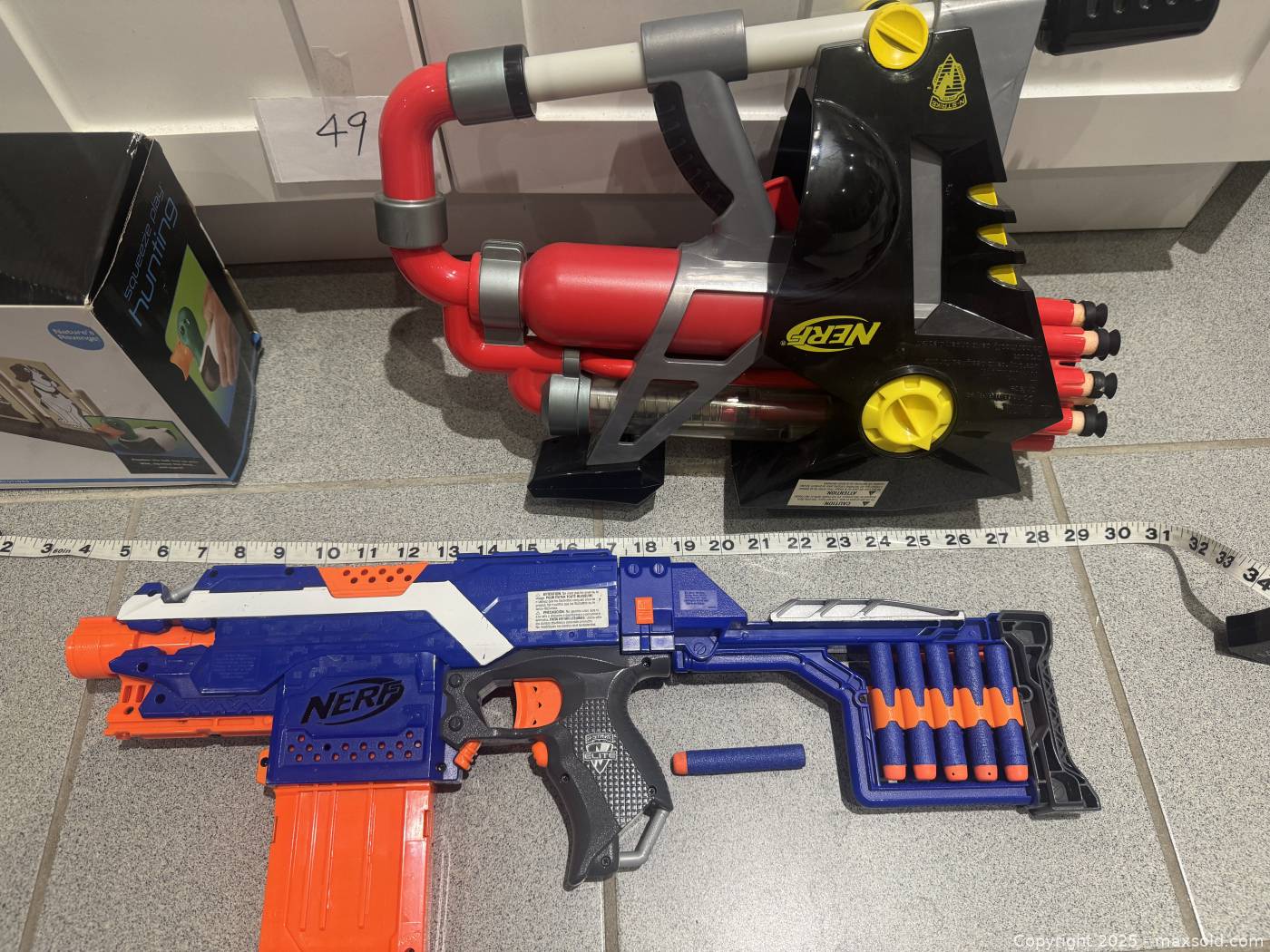 Nerf blasters and Duck Line Up game | Maxsold