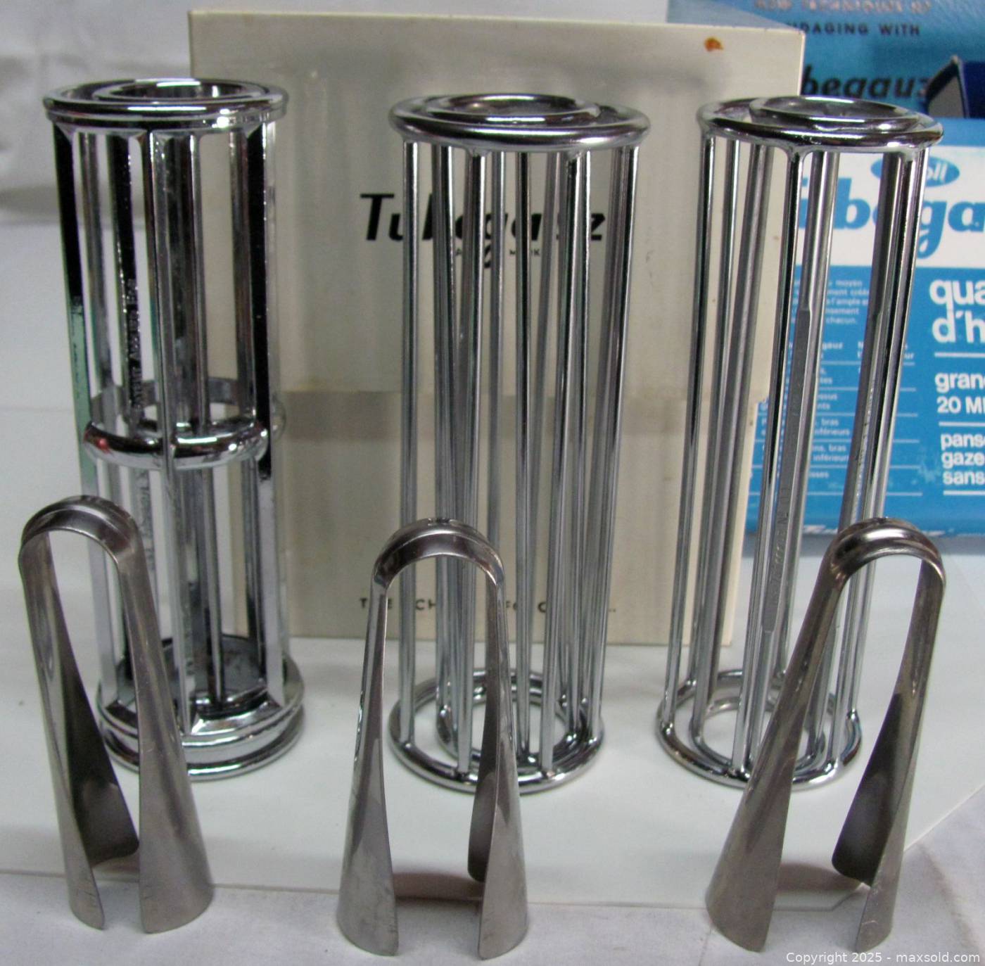 Vintage Scholl Tubegauz tubular bandage applicator set | Maxsold