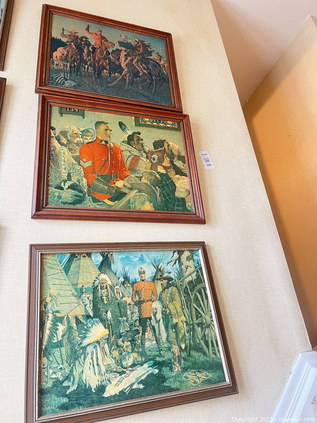 Arnold Friberg signed framed prints | Maxsold