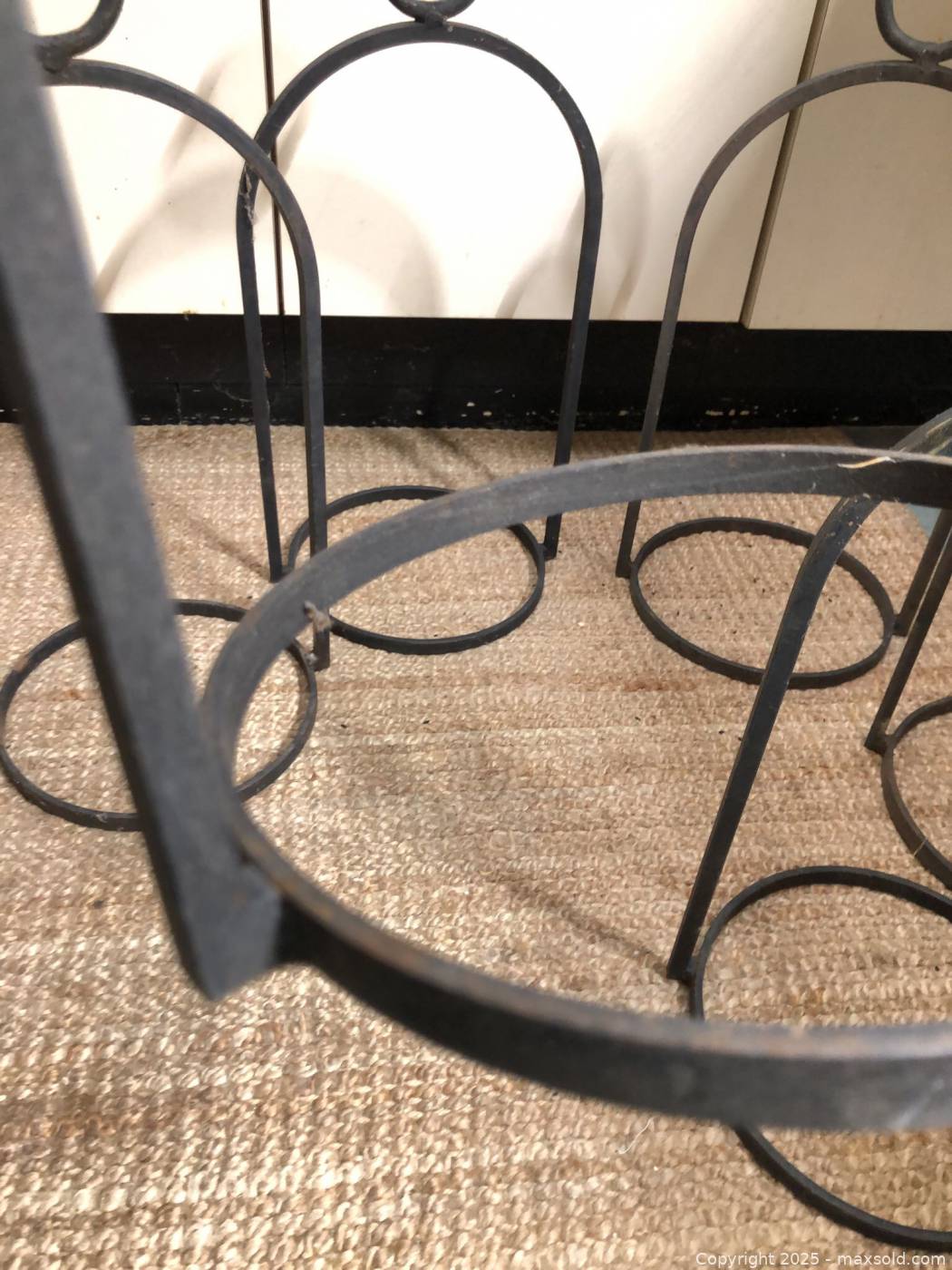 Iron plant hangers, set of six | Maxsold