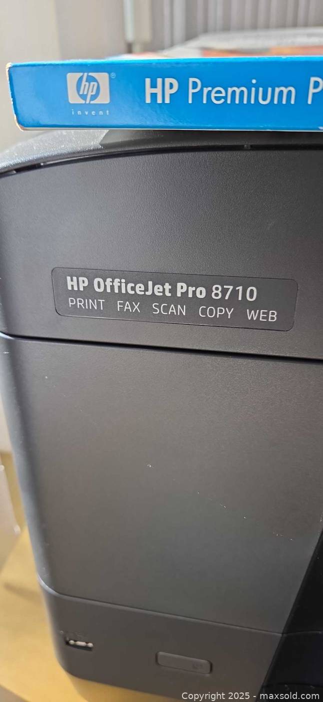 HP OfficeJet Pro 8710 all-in-one inkjet printer with HP 952 ink ...