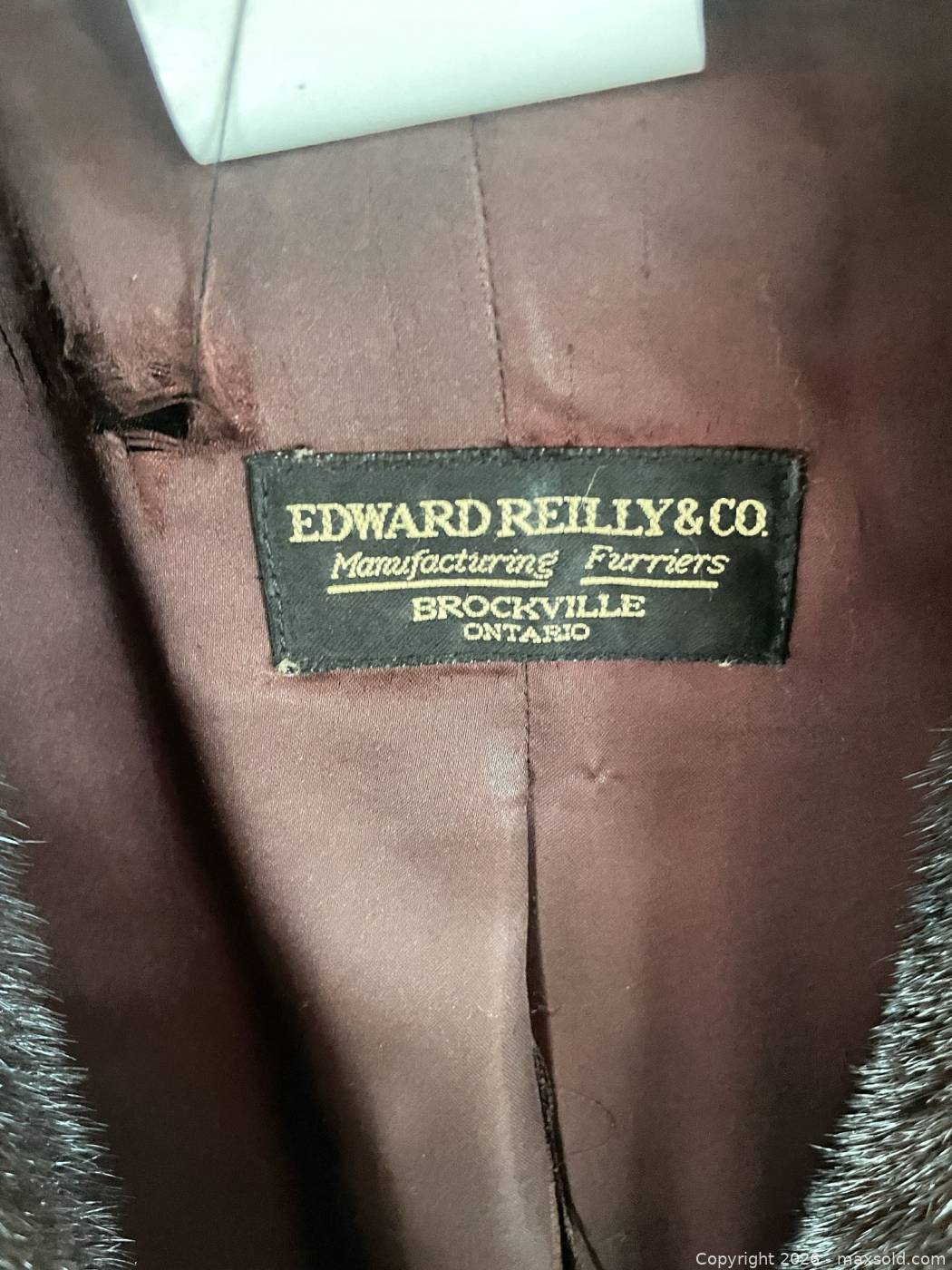 Edward Reilly & Co. women's mink fur coat | Maxsold