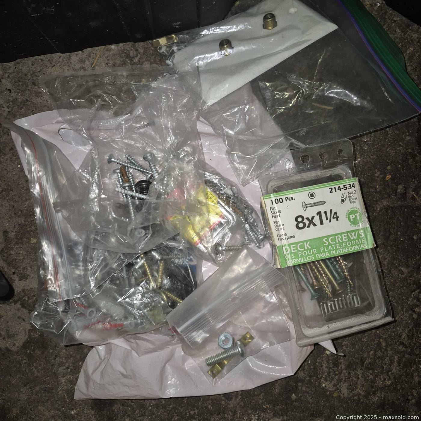 Power and hand tool assortment with hardware | Maxsold