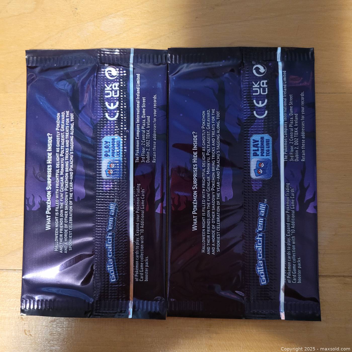 2 Pokémon Trick or Trade Booster Packs | Maxsold