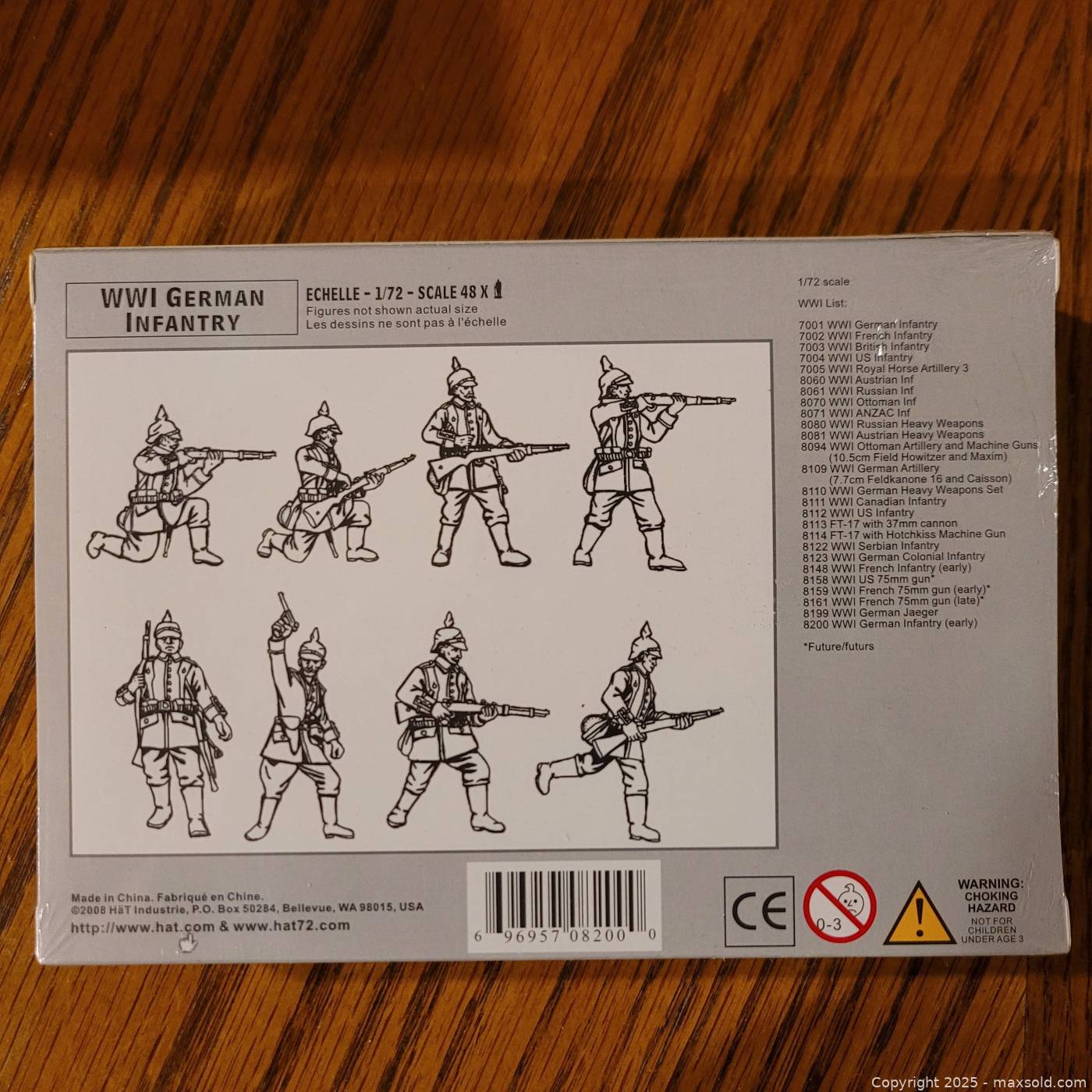 HäT 1/72 WWI German Infantry Model Kit | Maxsold