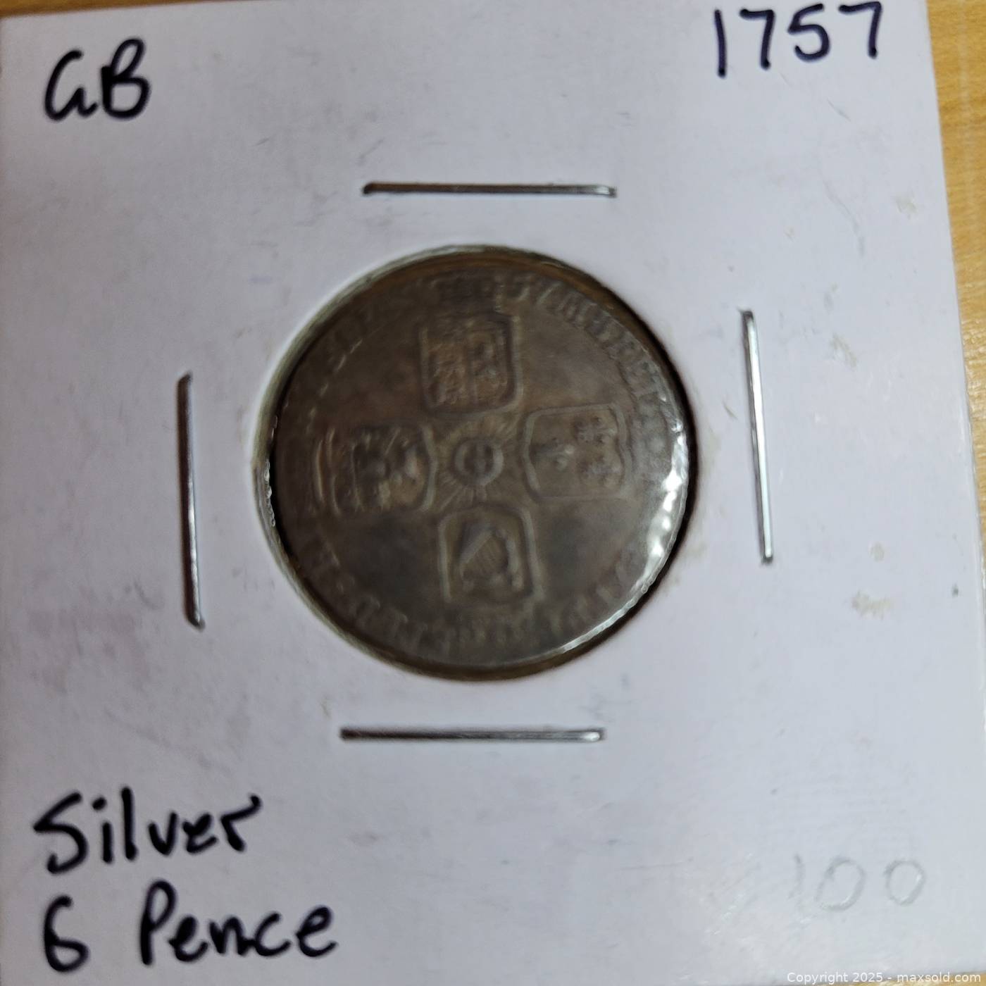 1757 Great Britain Silver 6 Pence Coin | Maxsold