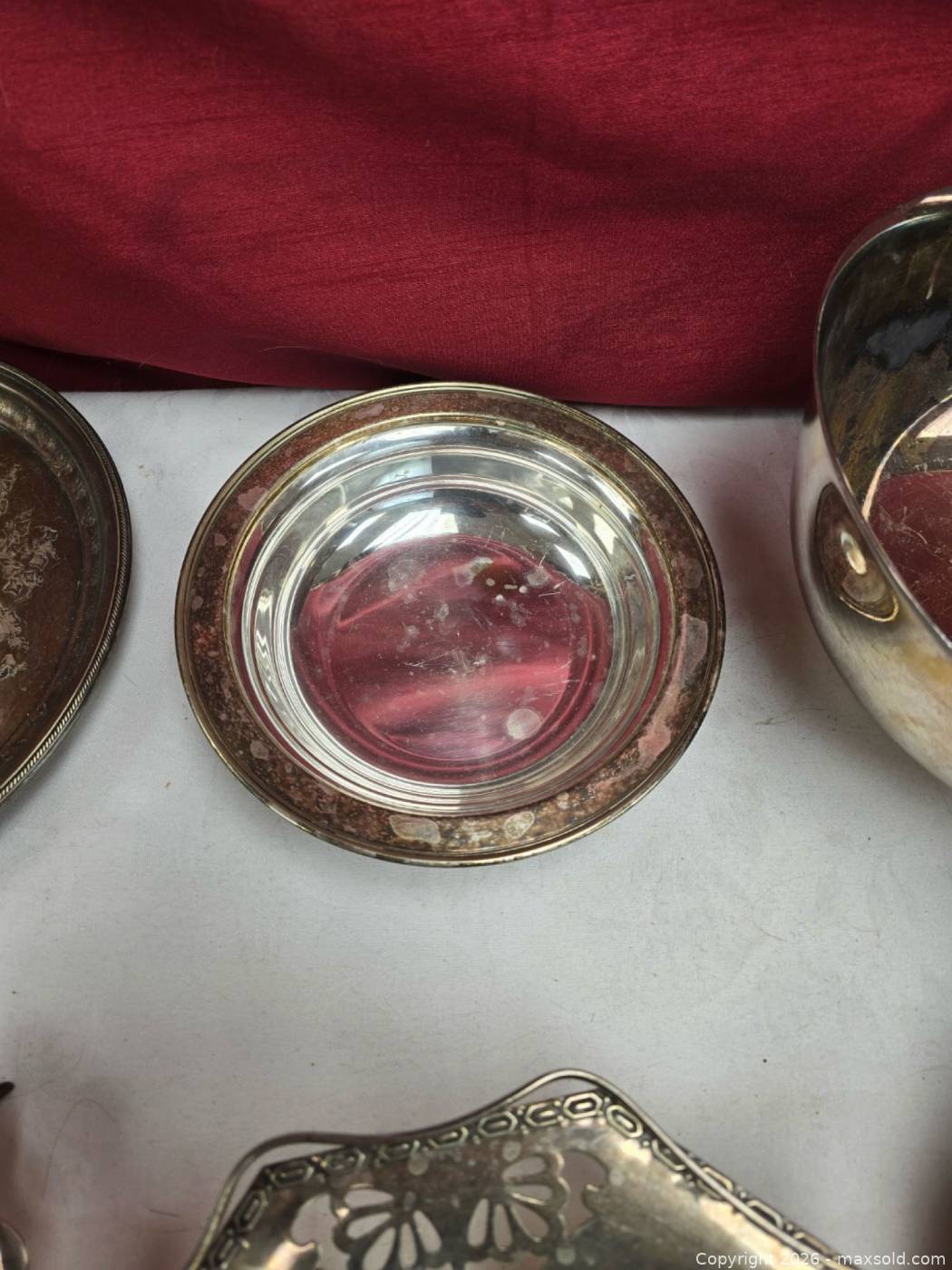 Assortment of vintage silver-plated hollowware | Maxsold