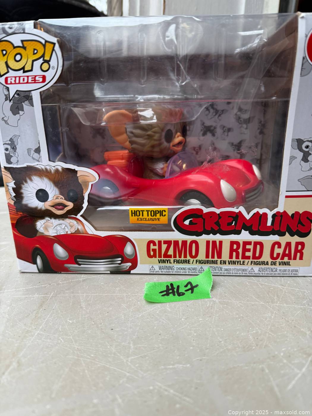 Funko Pop! Rides Gremlins Gizmo In Red Car NIB | Maxsold