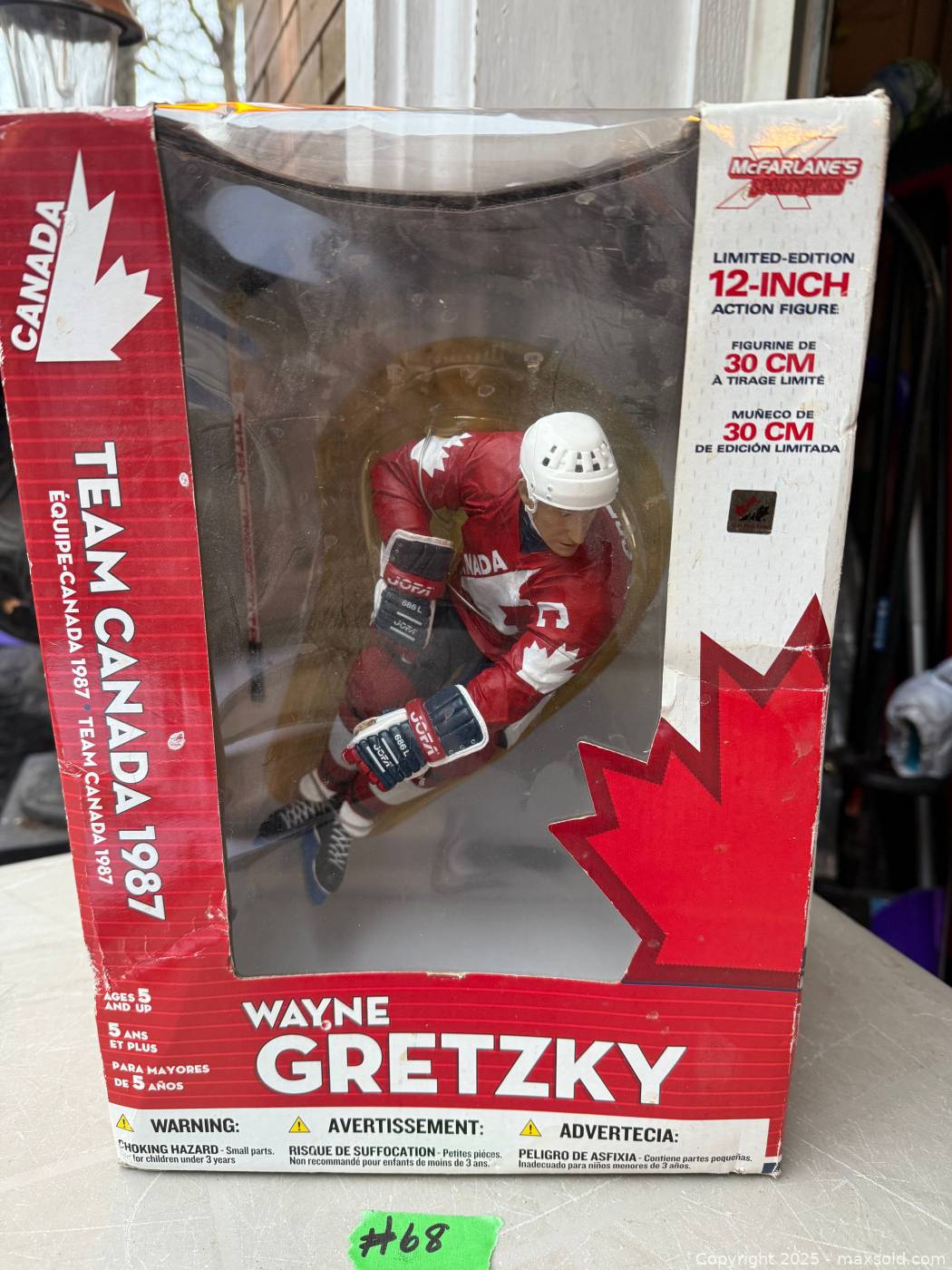 Wayne Gretzky 12" Limited-Edition Action Figure NIB | Maxsold