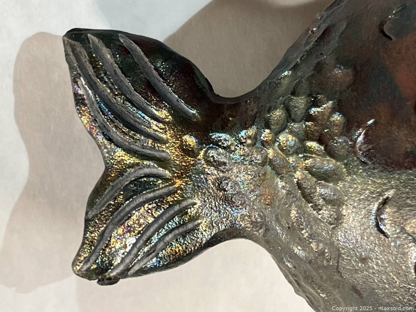 Raku signed puffer fish hanging decoration | Maxsold