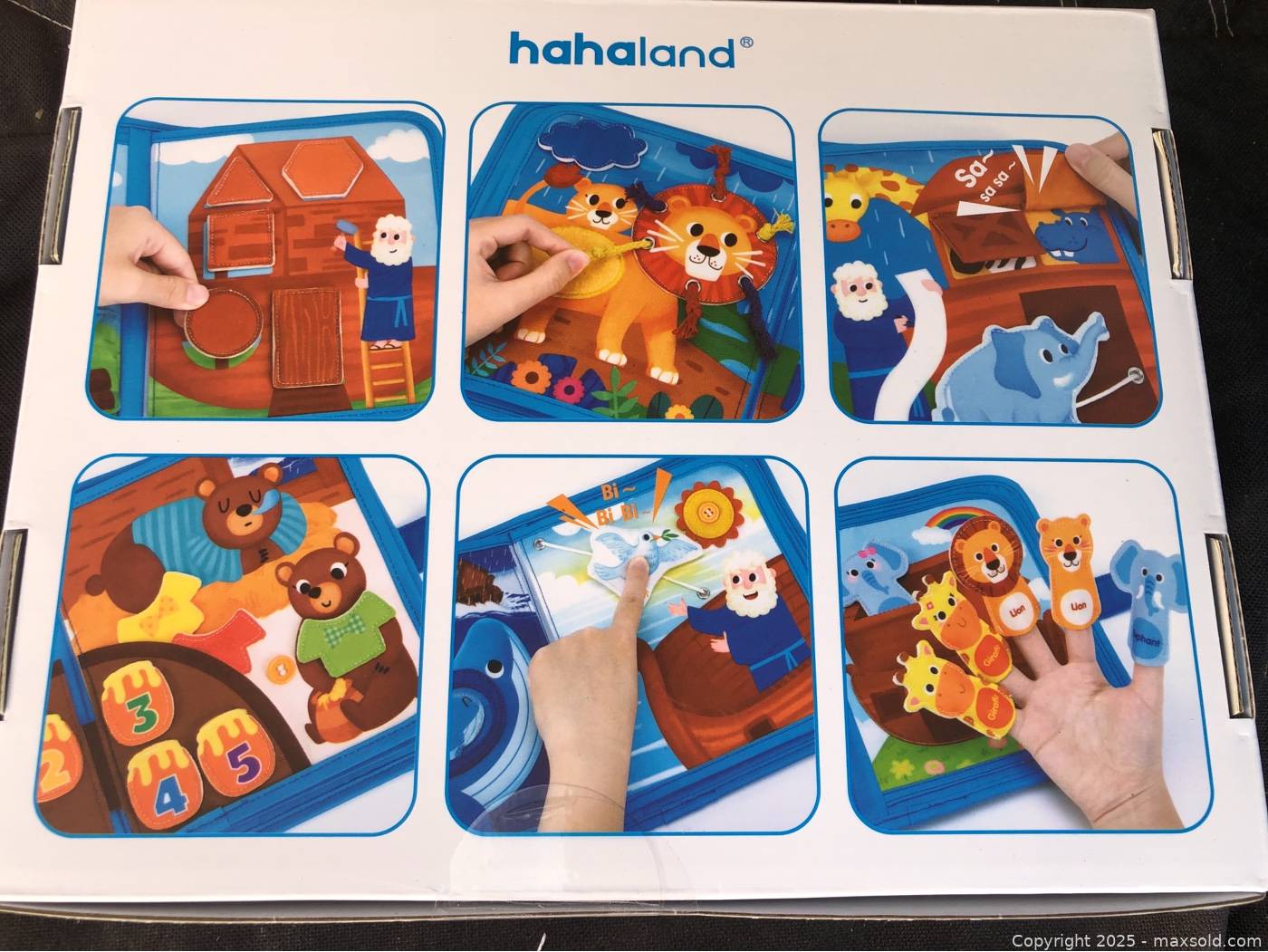 HahaLand Busy Noah's Ark Fabric Activity Book | Maxsold