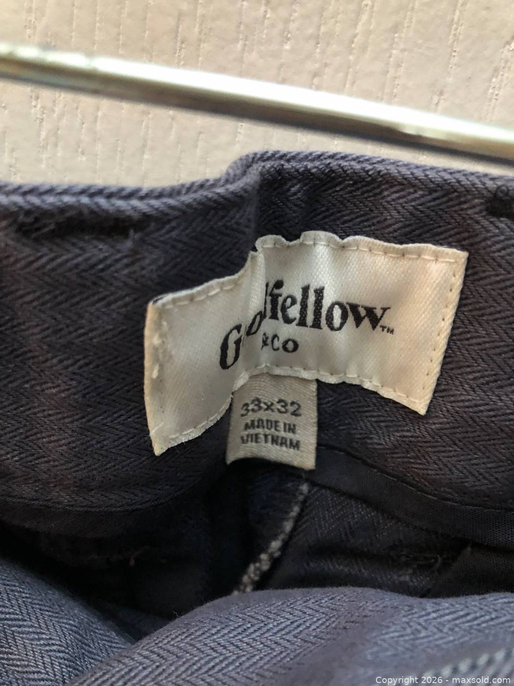 Goodfellow & Co men’s straight trousers 33x32 | Maxsold