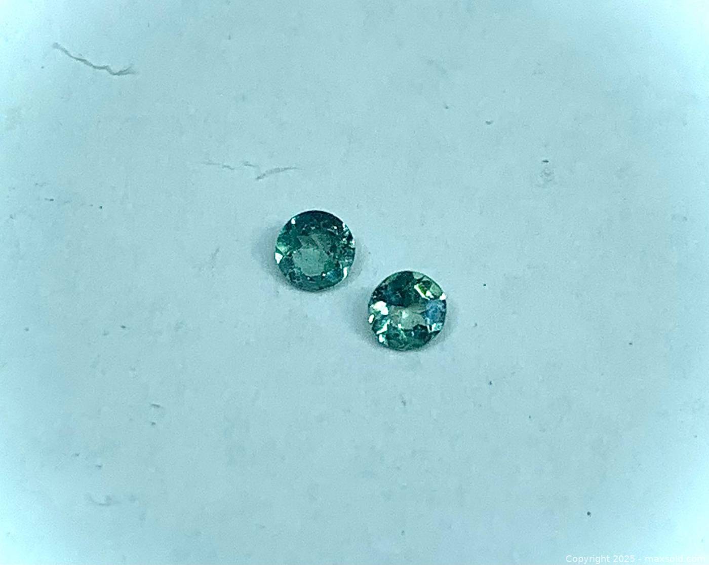 Alexandrite 0.27ctw green round gemstones | Maxsold
