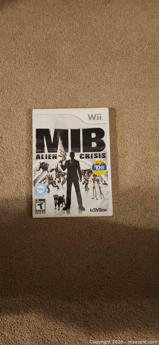 Nintendo Wii Men in Black: Alien Crisis game | Maxsold