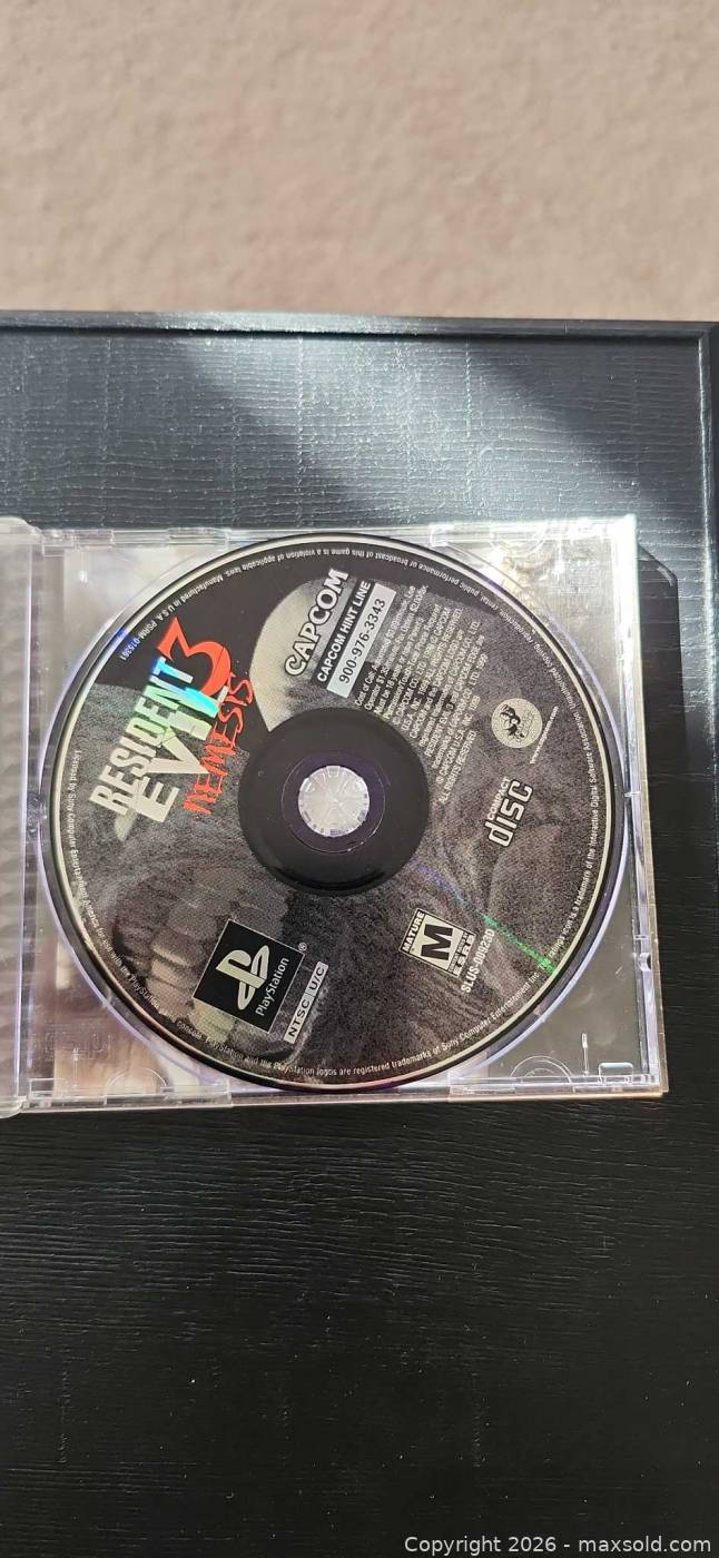 Resident Evil 3: Nemesis PlayStation 1 Game | Maxsold