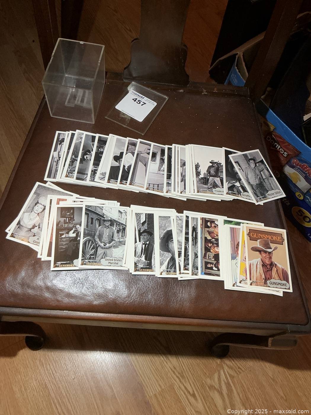 Gunsmoke TV series trading card set | Maxsold
