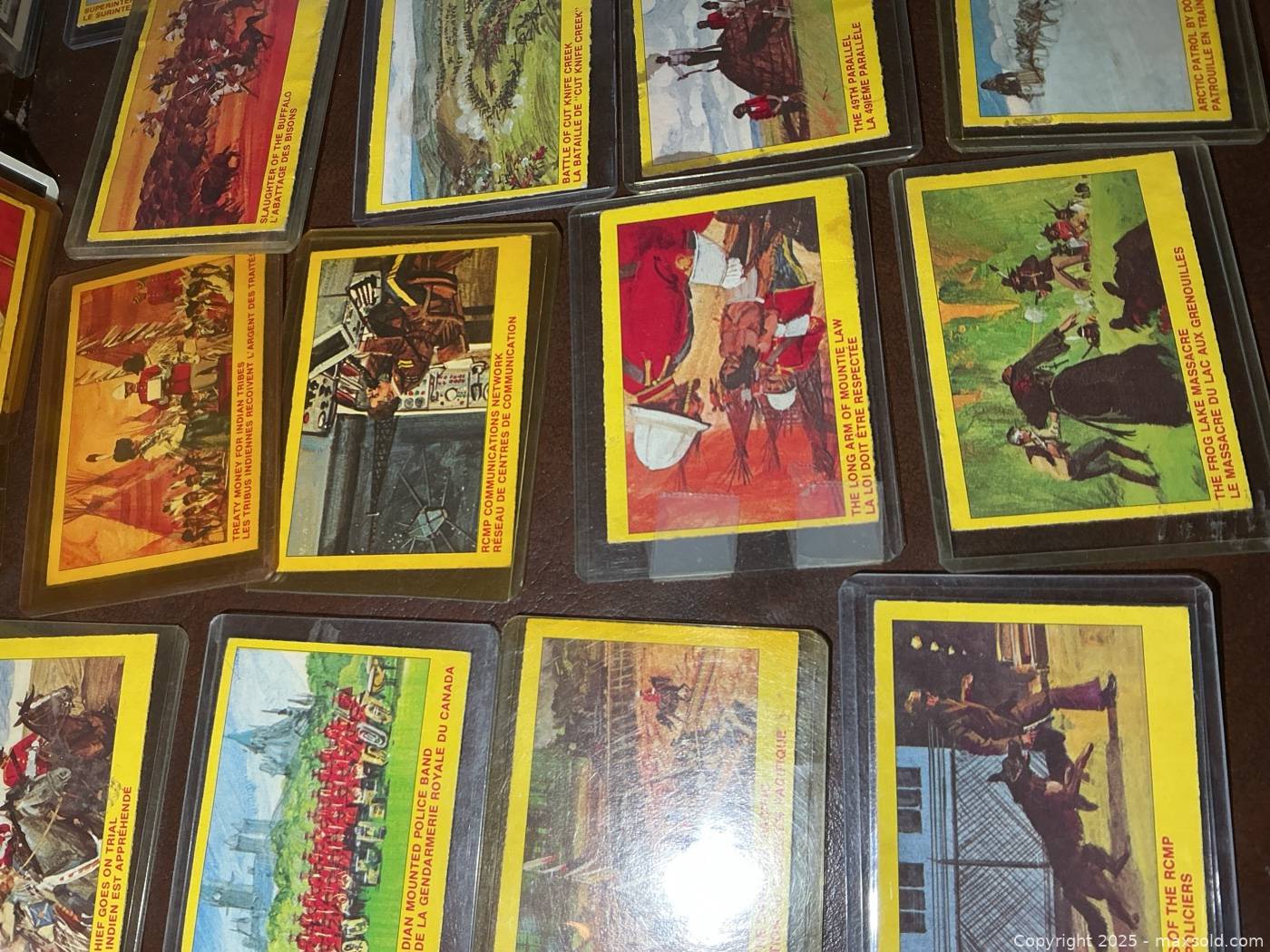Vintage RCMP collector trading cards | Maxsold