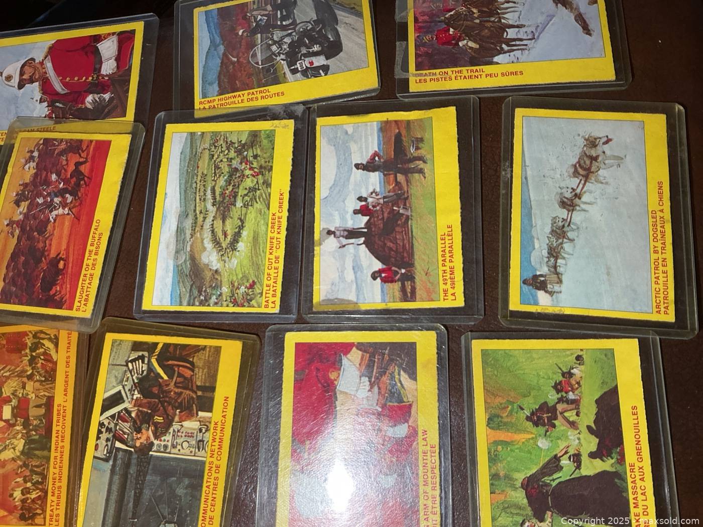 Vintage RCMP collector trading cards | Maxsold