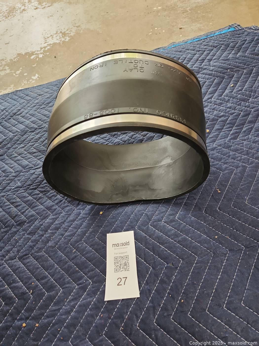 FERNCO 8" Rubber Pipe Coupling Model 1005-BB | Maxsold