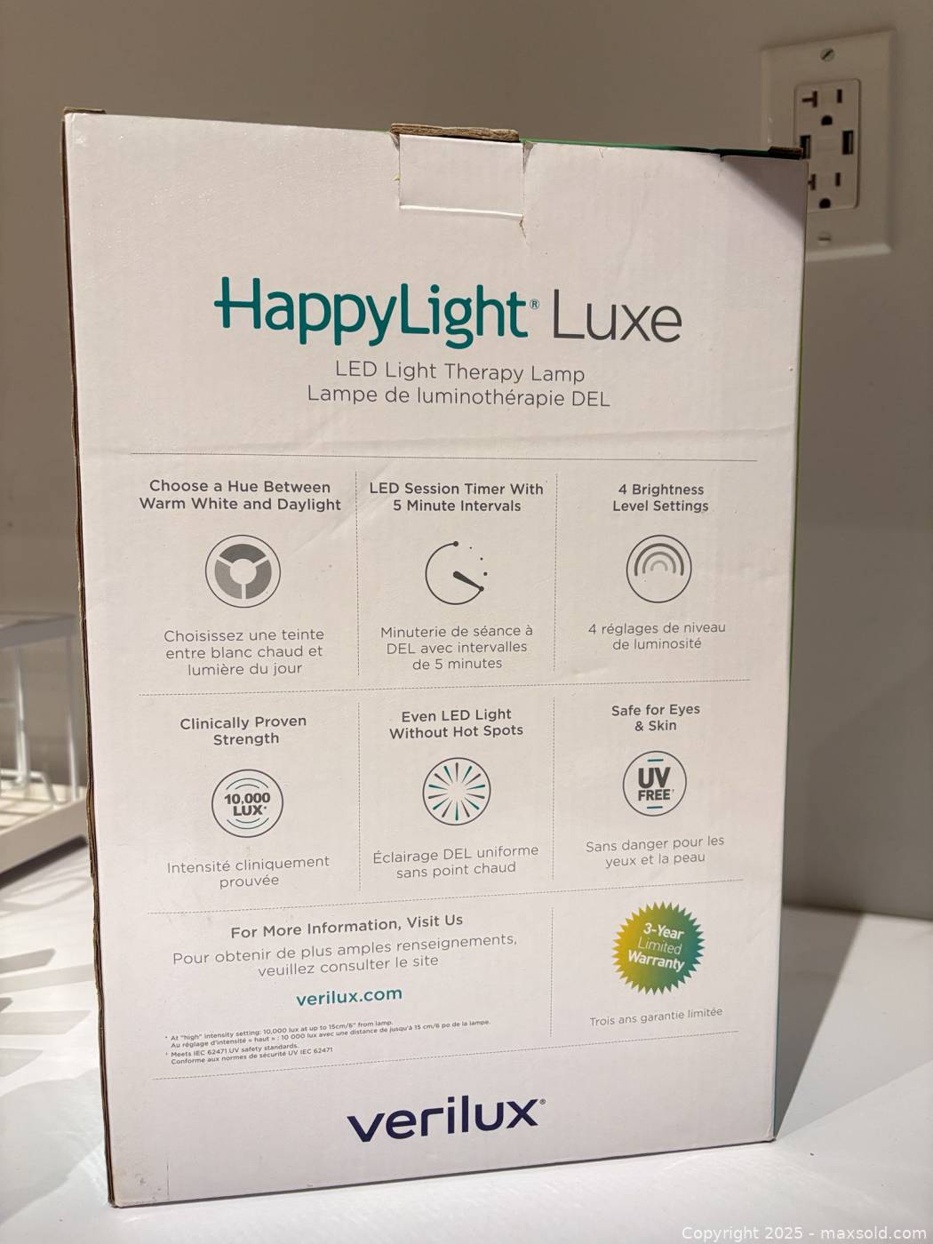 Verilux HappyLight Luxe LED Therapy Lamp | Maxsold