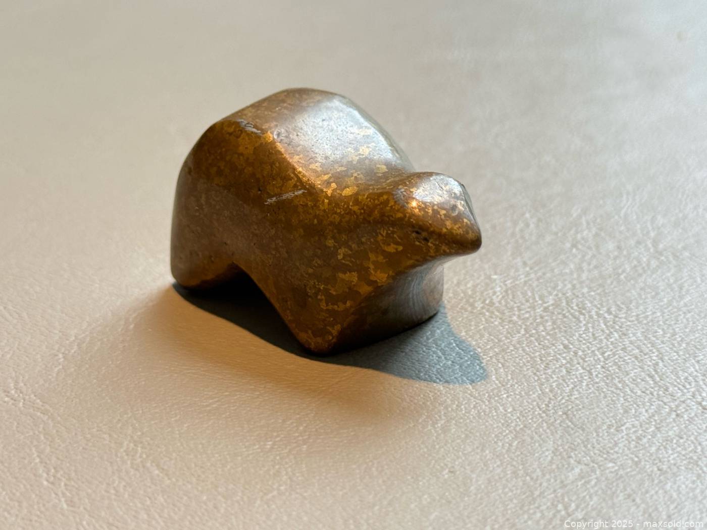 Hoselton Solid Bronze Bear Sculpture | Maxsold
