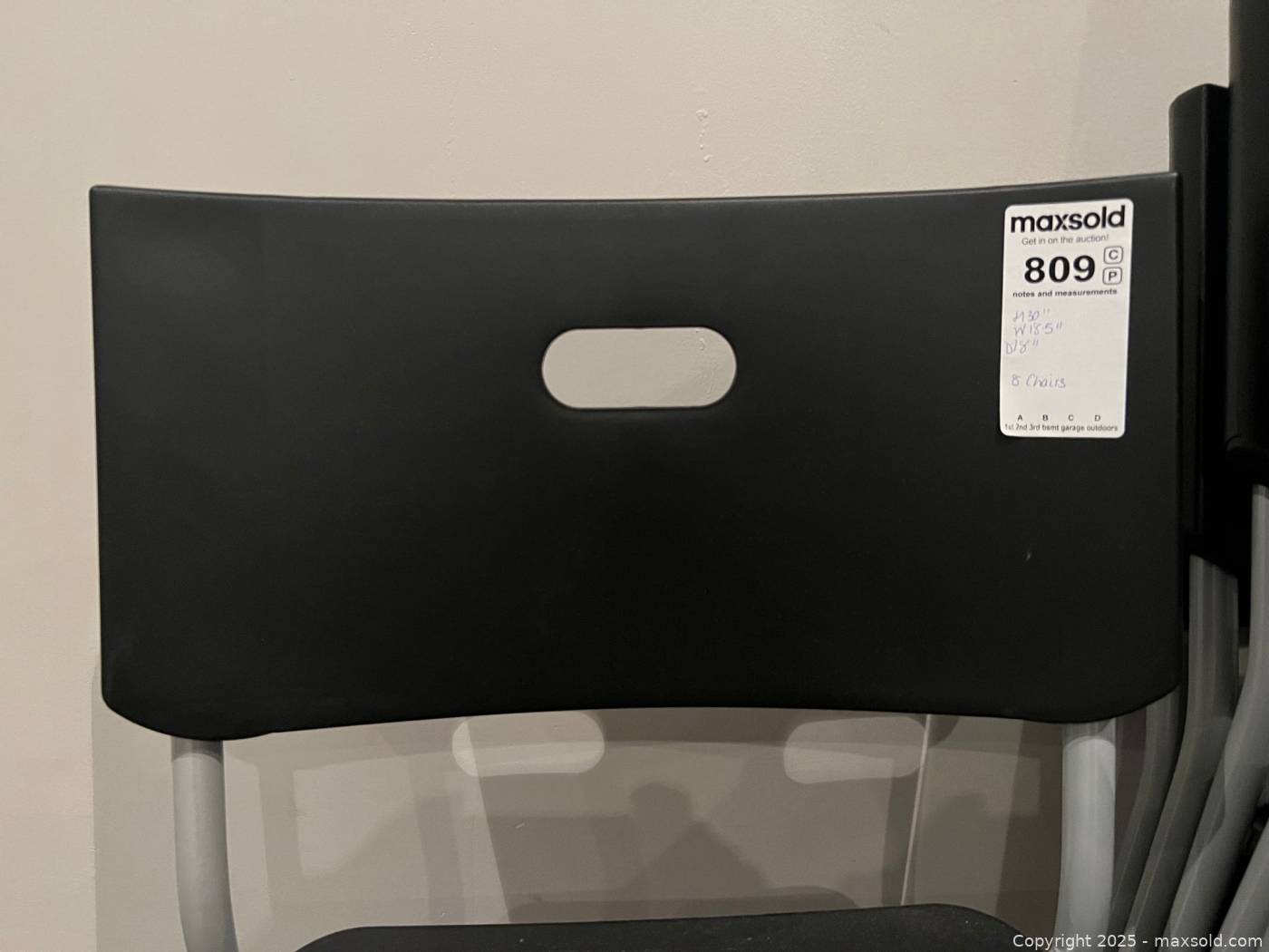 IKEA Herman stacking chairs, set of 8 | Maxsold