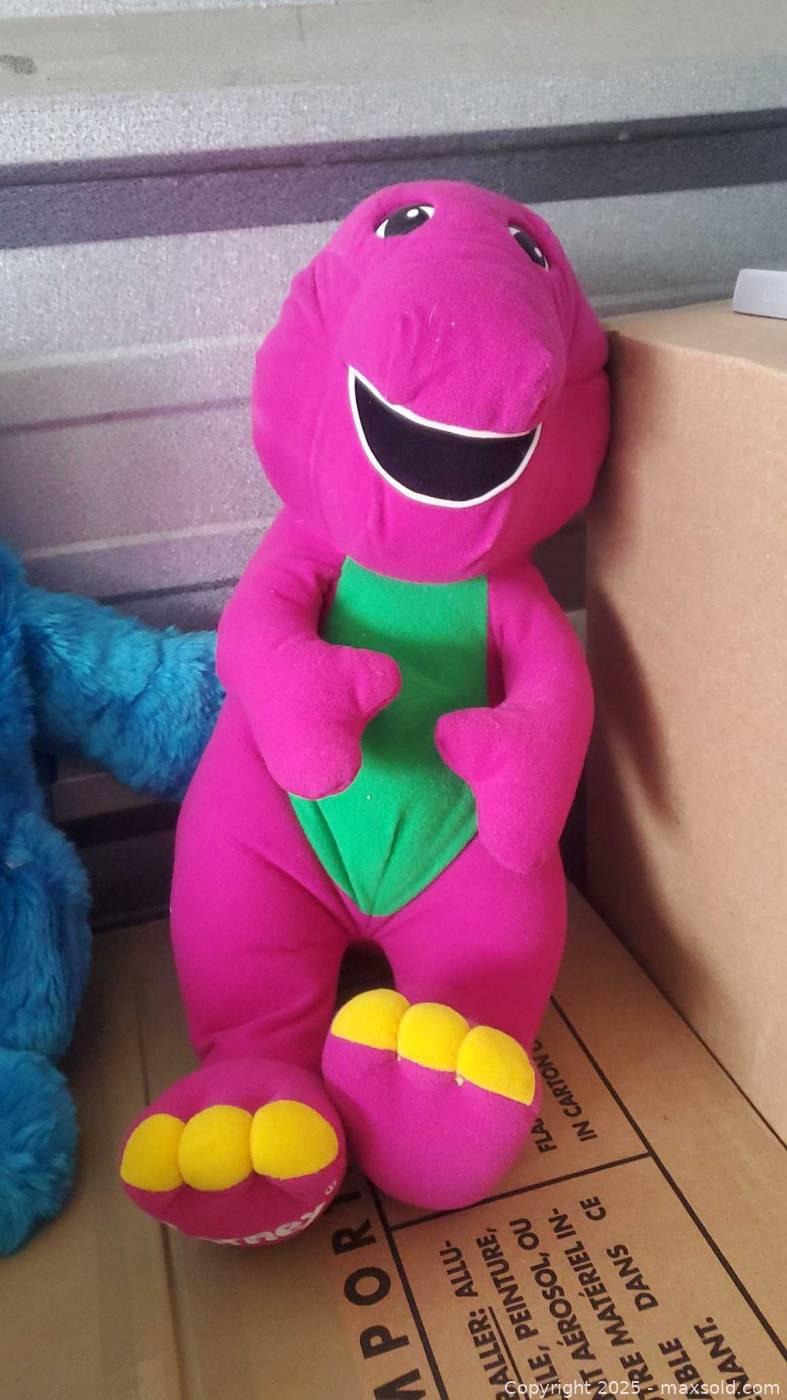 Plush toys Cookie Monster Barney bunny teddy rag doll pig | Maxsold