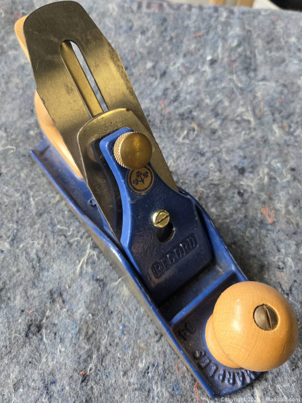 Record Marples No.4 smoothing plane with blade | Maxsold