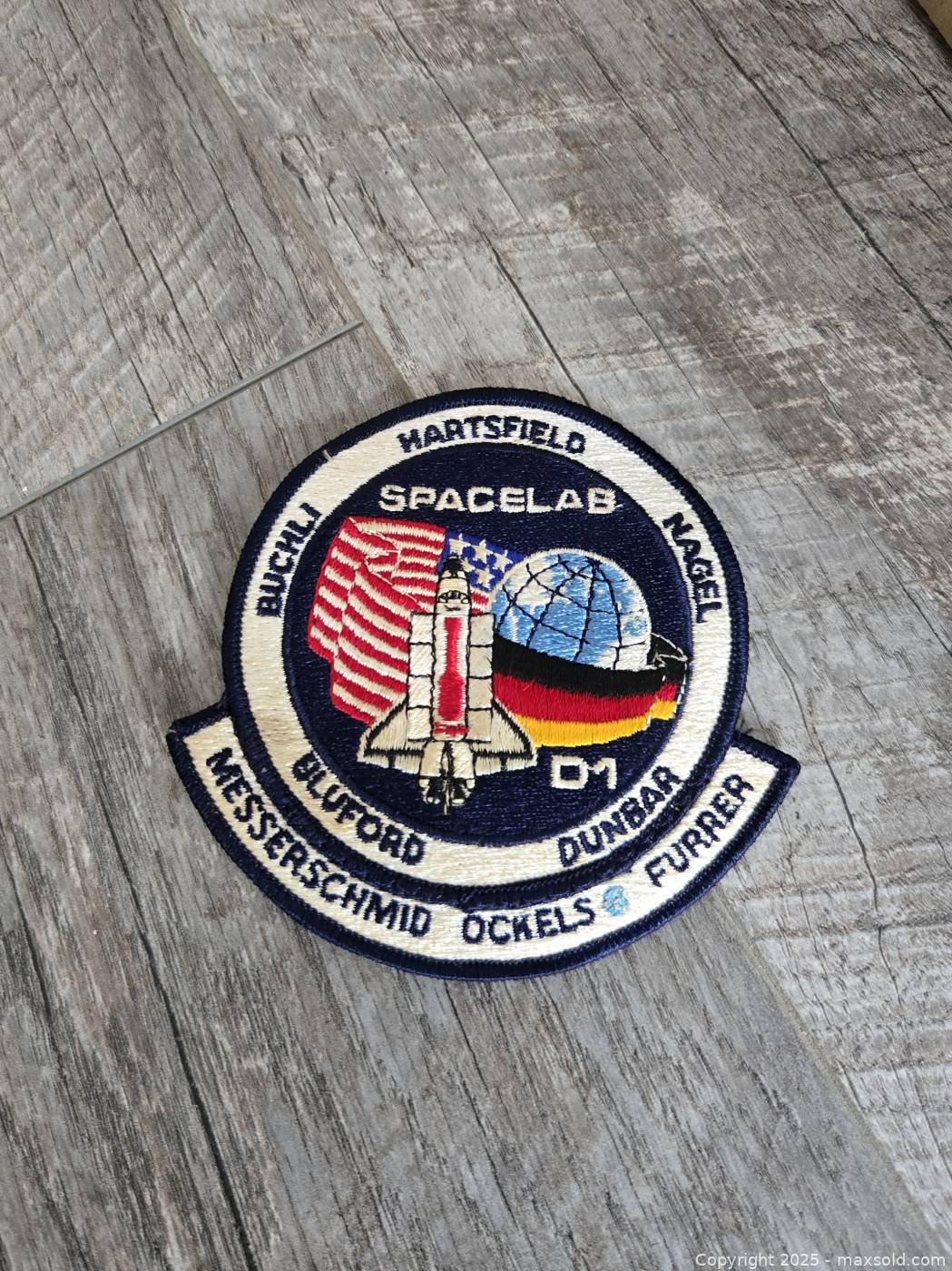 Spacelab D1 embroidered mission patch 4.5 in | Maxsold