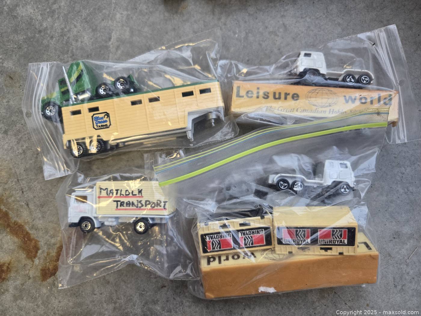 Vintage Dinky tractor-trailer toy lot | Maxsold