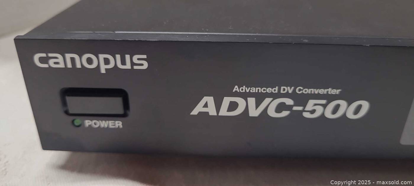 Canopus ADVC-500 Converter, Opcode Translator ProSync, Universal Remote Control | Maxsold