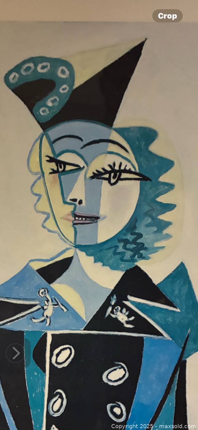 Framed reproduction print “Portrait of Nusch Éluard” after Pablo ...