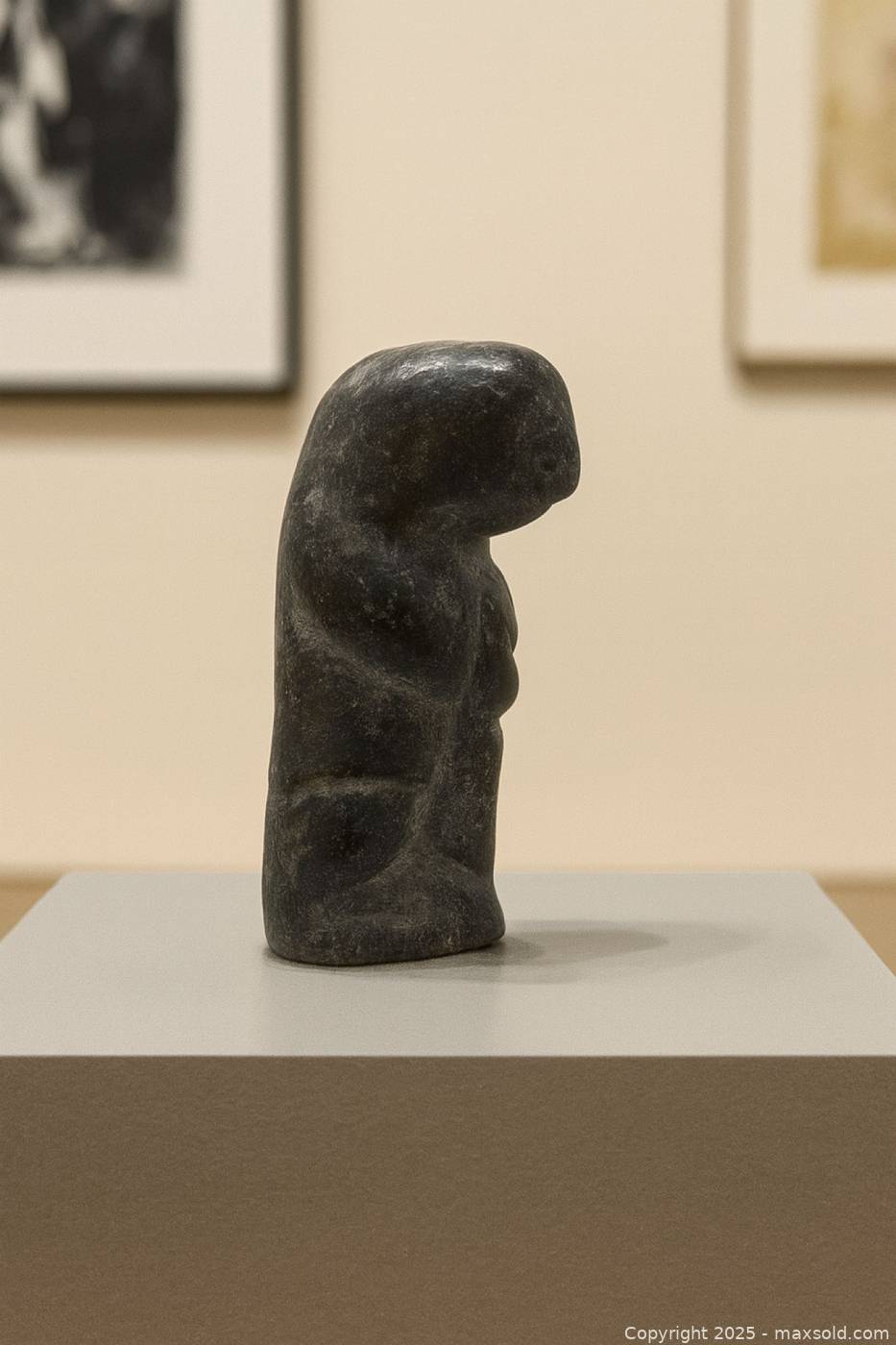 Stone Carved Figure Primitive Modernist Form | Maxsold