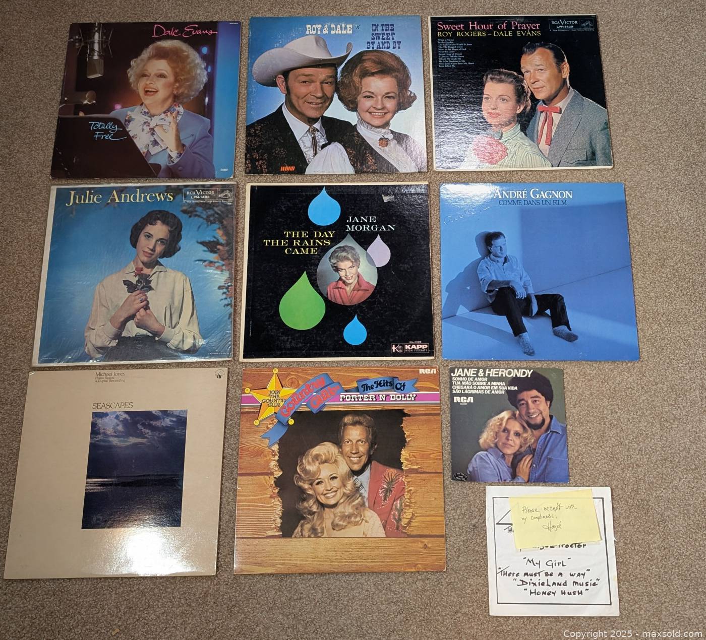 Easy-listening & vocal pop vinyl records lot | Maxsold