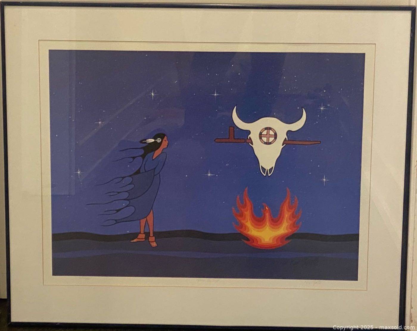 Ken Syrette signed numbered print Honour the Gift | Maxsold