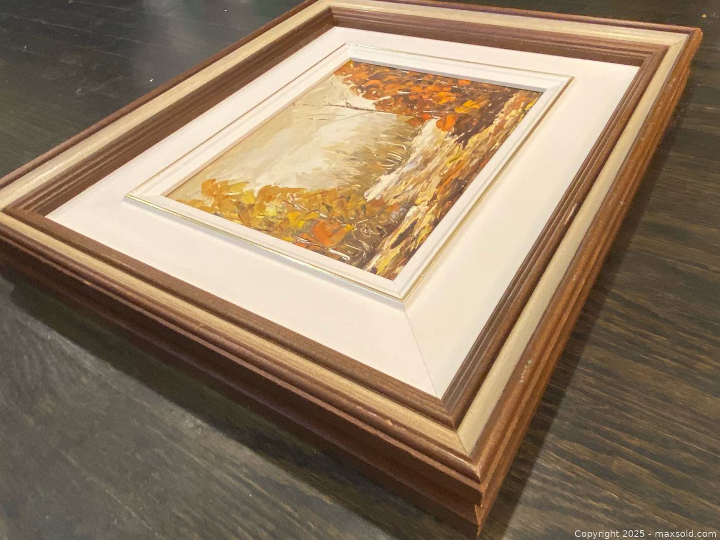 Signed Mary Donaldson oil painting Autumn Glory 1977 | Maxsold