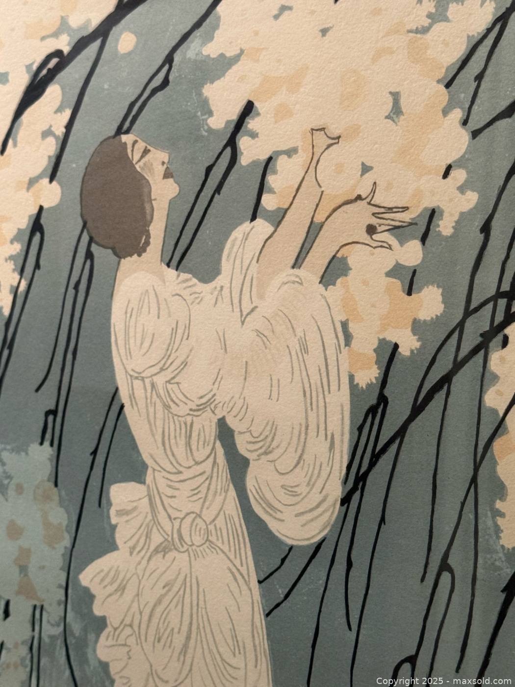 Framed Helen Dryden Vogue Cover Lithograph | Maxsold