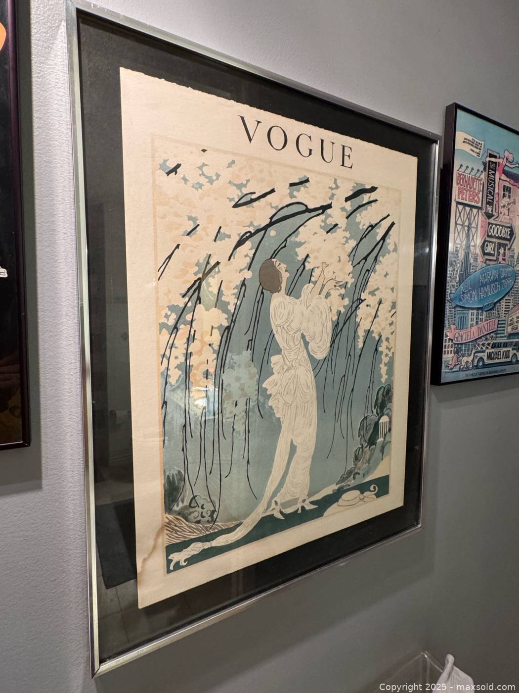 Framed Helen Dryden Vogue Cover Lithograph | Maxsold